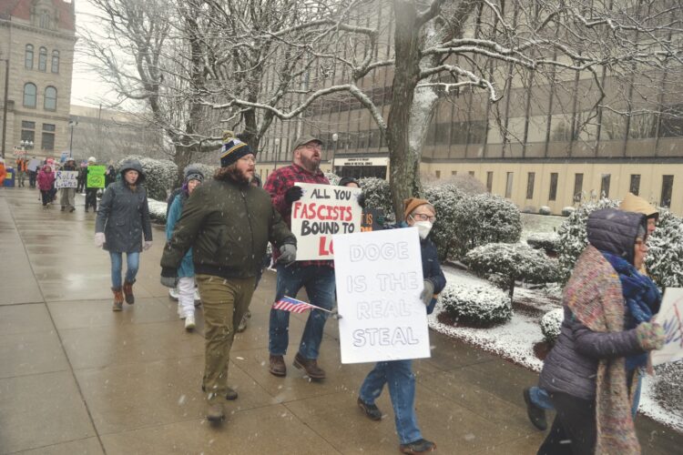 DOGE protest: Citizens object to actions by Department of Government ...